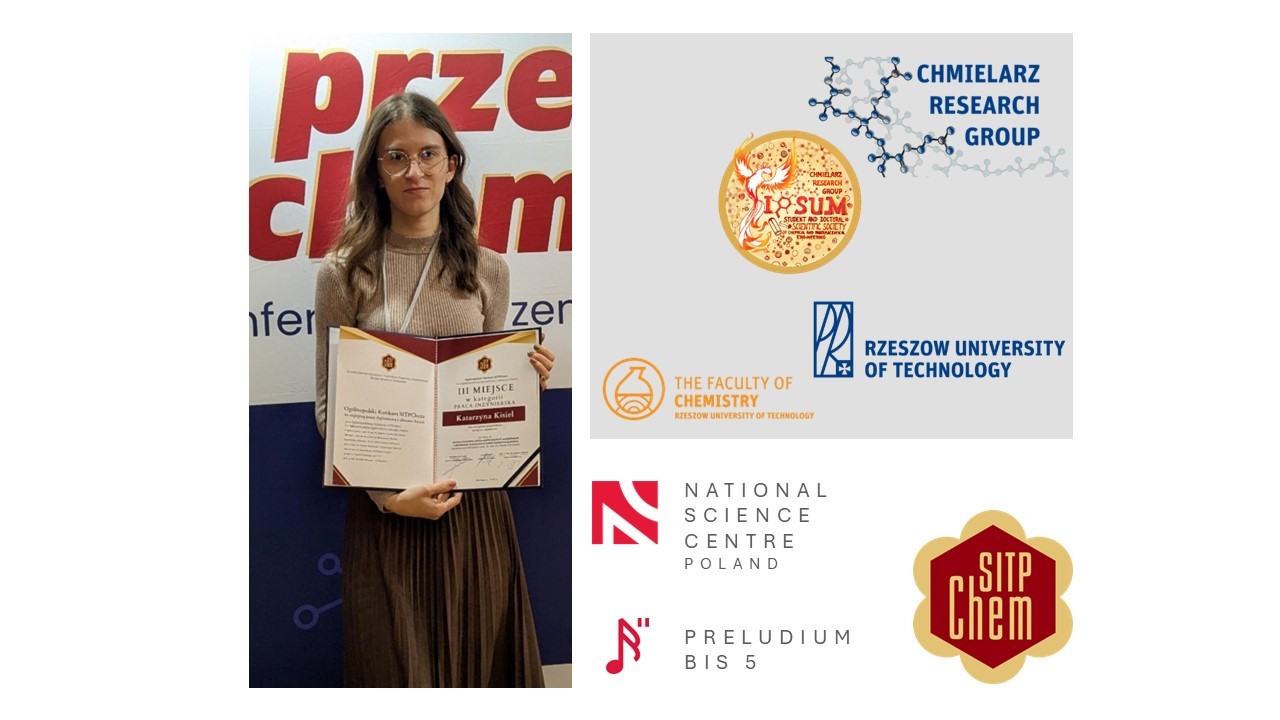 Mgr inż. Katarzyna Kisiel z III miejscem w ogólnopolskim konkursie na ...